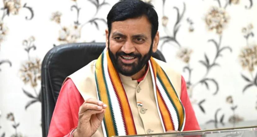 Haryana Chief Minister Nayab Singh Saini attended a yoga camp in Sirsa ...